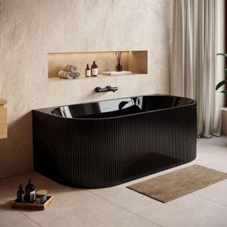 Badplaats Badplaats Halb Freistehende Badewanne Havana 170 x 80 x 58 cm Sc