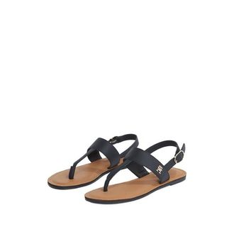 Tommy Hilfiger Sandales plates en cuir