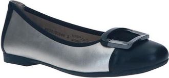 Remonte Rieker Ballerines Plates D0k12 pour Femme, m&eacute;tallis&eacute;, Pointure 39