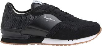 Pepe Jeans London Damen London W Troy Sneaker, Black, 36 EU