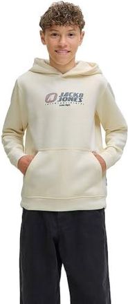 Jack & Jones Jcotier Sweat &agrave; Capuche imprim&eacute; sur Le Devant pour Homme, Sweet Corn, 164