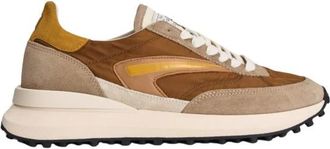 D.A.T.E. D.a.t.e., Homme, Chaussures, Brun, Taille: 45 EU Athleta Nylon Baskets