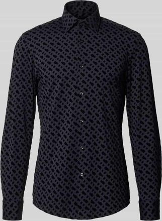 HUGO BOSS Slim Fit Businesshemd mit Kentkragen