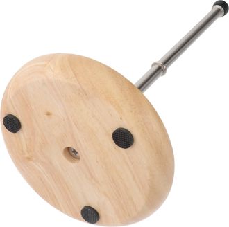 Cabilock Wein Dekanter Trockengestell mit Abnehmbarem Holzsockel Platzsparender Weinregalhalter f&uuml;r Bar und Zuhause Kompatibel mit Glas Kristallkaraffen Rostfr