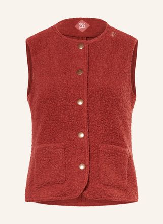 Grasegger Teddyfell-Weste orange