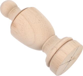 Soimiss Holzschnitzereien S&auml;ulendekoration Gardinenstangen Dekorative Unbehandelte Holzspindeln Dekorative Holzspitzen R&ouml;mische S&auml;ulenk&ouml;pfe DIY Holzspitzen Ba