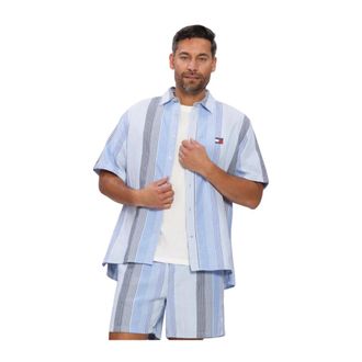 Tommy Jeans TJM RLX Stripe SS Shirt EXT - - Shirts - Herren - Mehrfarbig - L