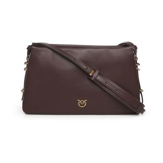 Pinko Pinko, Femme, Sacs, Rouge, Taille: ONE Size Triplet Vitello Morbido