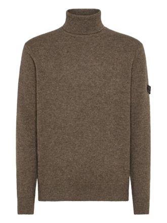 Peuterey pull Peline 02 &agrave; col roul&eacute; - Marron