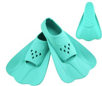 Generico Schwimmflossen f&uuml;r Kinder, Kurze Schwimmflossen f&uuml;r Kinder, Trainingsausr&uuml;stung f&uuml;r Anf&auml;nger, zum Schnorcheln, Pool, Bodyboard, Tauchen, Fitness, Reis