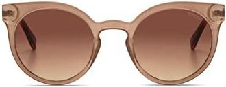 Komono Lulu Metal Sahara Lunettes de soleil unisexes oeil de chat en Bio-Nylon pour homme et femme avec protection UV et verres r&eacute;sistants aux rayures