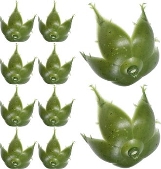 BESPORTBLE 50 K&uuml;nstliche Bl&uuml;tenkelche aus Gr&uuml;nem Kunststoff Realistische Bl&uuml;tenkelch Satz f&uuml;r Selbstgemacht Rosenarrangements Stabiles Blumenzubeh&ouml;r f&uuml;r Hochzeit