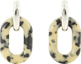 Paco Rabanne Femme, Accessoires, Multicolore, Taille: ONE Size XL Link Patterned Earrings