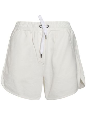 Brunello Cucinelli short en coton - Blanc