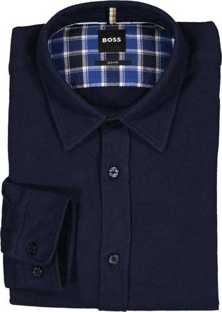 HUGO BOSS Herren Hemd blau Slim Fit