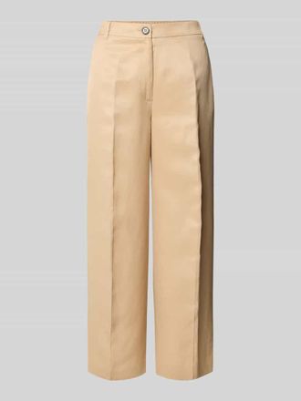 s.Oliver Black Label Weite Hose aus Viskose-Leinen-Mix