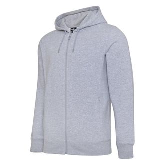Umbro Mens Club Leisure Hoodie (Graumeliert/Wei&szlig;)