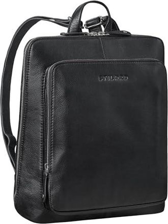 STILORD Marla Petit Sac &agrave; Dos Femme Cuir Moderne avec Compartiment Tablette 10,1-10,9 Pouces Sac Bandouli&egrave;re Backpack Sac &agrave; Dos Femme Chic Cuir V&eacute;ritable, Cou