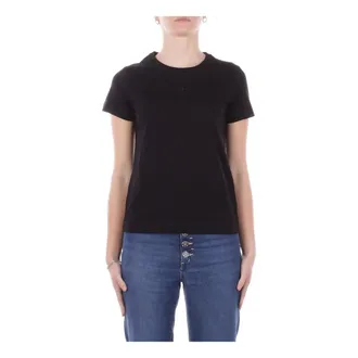 Pinko Pinko, Femme, Tops, Noir, Taille: 44 FR T-shirts et Polos