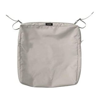 Classic Accessories Ravenna Wasserabweisender Sitzkissenüberzug für Terrassenmöbel, Stuhlkissen, quadratisch, 53,3 x 53,3 x 7,6 cm, Pilz