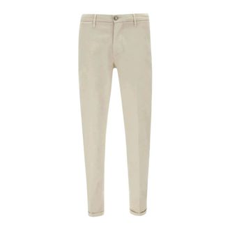 Re-hash Beige Chinos mit Umschl&auml;gen - - Trousers - Herren - Beige - W38