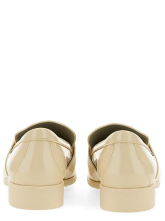 Bottega Veneta Leather Moccasin Loafers - White