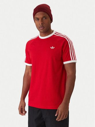 adidas T-Shirt 3-Stripes KE3535 Rot Regular Fit