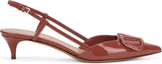 Valentino Garavani Femme, Chaussures, Brun, Taille: 36 1/2 EU &Eacute;l&eacute;gante chaussure slingback &agrave; talon bas