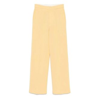 Forte_Forte Femme, Pantalons, Jaune, Taille: 38 FR Pantalon Sartorial en Laine Milano Stitch
