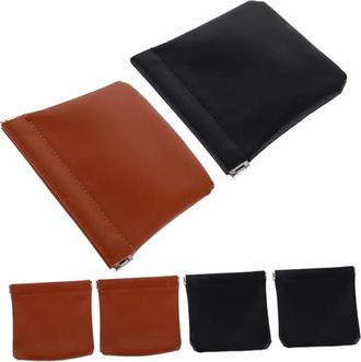 Holibanna 6 Pi&egrave;ces sac de beaut&eacute; Petit sac de rangement petite trousse de maquillage PU