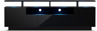 Blumfeldt Blumfeldt - tv Board, Wohnzimmer M&ouml;bel f&uuml;r tv, 150 cm Fernsehschrank mit Color-LEDs, Gro&szlig;es TV-Lowboard, Niedrige TV-Schr&auml;nke mit Stauraum, Schrank