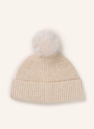 Darling Harbour Darling Harbour M&uuml;tze Mit Kunstfell beige
