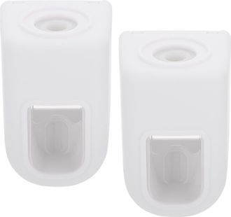 Angoily 2Pcs Automatische Zahnpasta Spender Elektrische Zahnpasta Squeezer Wand- Montiert f&uuml;r Waschraum Bad f&uuml;r Kinder Familie Dusche Wei&szlig;