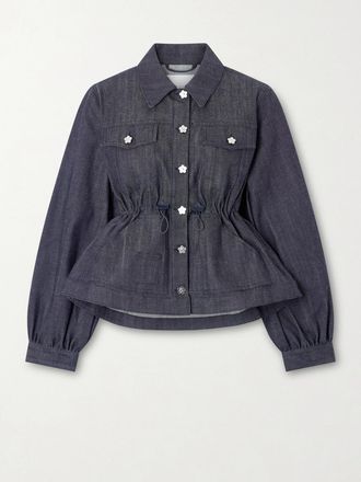 Cecilie Bahnsen Cbcandida Jeansjacke Mit Sch&ouml;&szlig;chen - Blau