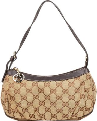 Gucci Crossbody Bags - Gucci GG Monogram Heart Handbag - Gr. unisize - in Braun - für Damen