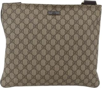Gucci unisex, Pre-owned, Beige, Taille: ONE Size Sac bandouli&egrave;re en toile Pre-owned