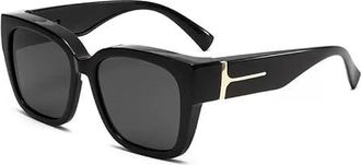 Generic Lunettes de soleil surdimensionnées pour femme - Verres polarisés, protection UV, ajustement confortable pour la conduite, les activités de plein air,