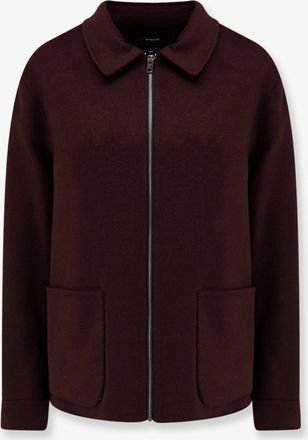 Vince Boiled wool jacket with zip - VINCE. - gender_Man