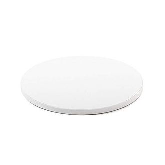 Decora 0931352 CAKEBOARD WHITE Ø 36 X H 1,2 CM 14 INCH