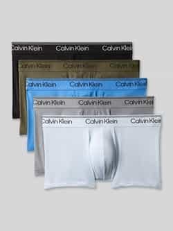 Calvin Klein Underwear Trunk mit elastischem Label-Bund im 5er-Pack