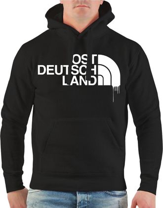 Spass Kostet Herren Männer Kapuzenpullover Ostdeutschland Der Osten zieht durch Unsere Heimat Größe S - 5XL