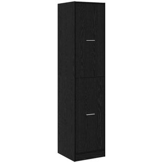 vidaXL Cabinet de Pharmacie Ch&ecirc;ne noir 40 x 41 x 174.5 cm Vidaxl