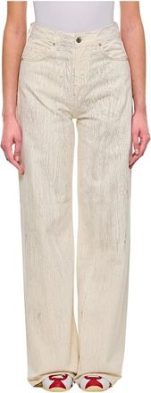 Halfboy Halfboy, Femme, Jeans, Blanc, Taille: W25 Wide Pantalons