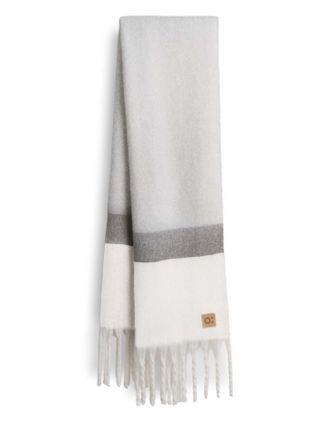 OPUS Damen Schal | ALLANIS gebrushter Schal mit Fransen hazy fog melange, 0