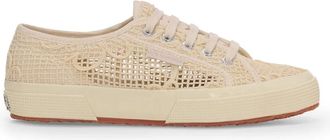 Superga Femme, Chaussures, Beige, Taille: 38 EU 2750 Net Flower Crochet