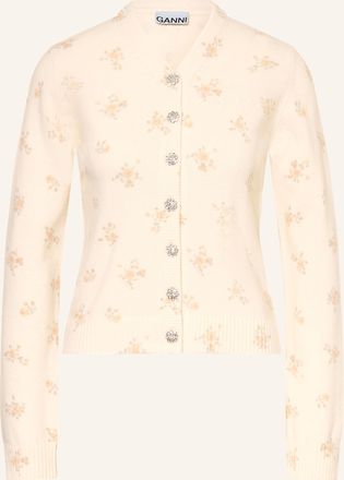 Ganni Strickjacke weiss