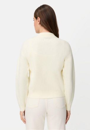 Camel Active Strickjacke im Bomberstil Langarm Bomberkragen