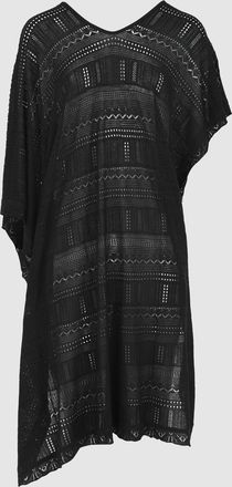 Kujten Cape Melania Pointelle Noir