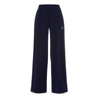 Marc Aurel Femme, Pantalons, Bleu, Taille: 38 FR Wide Pantalons
