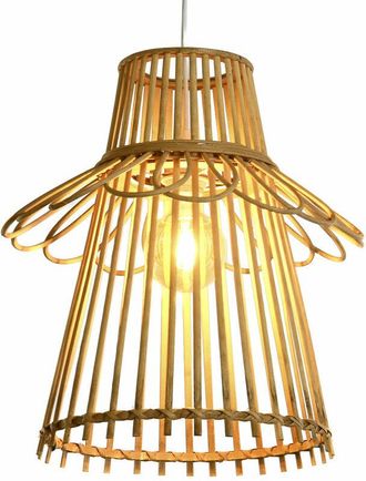 DKD Home Decor Dkd Home Decor - Ratan Decke 40x40x46 natürliches braunes Ratan -Material Multicolor -Farbfamiliendecke und Wandminen Details